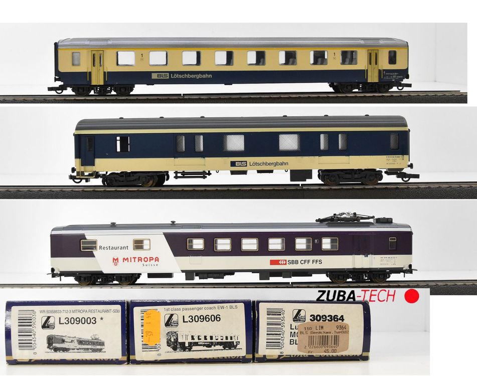 Lima 3x EW I Personenwagen SBB/BLS H0 GS mit OVP | Kaufen auf Ricardo