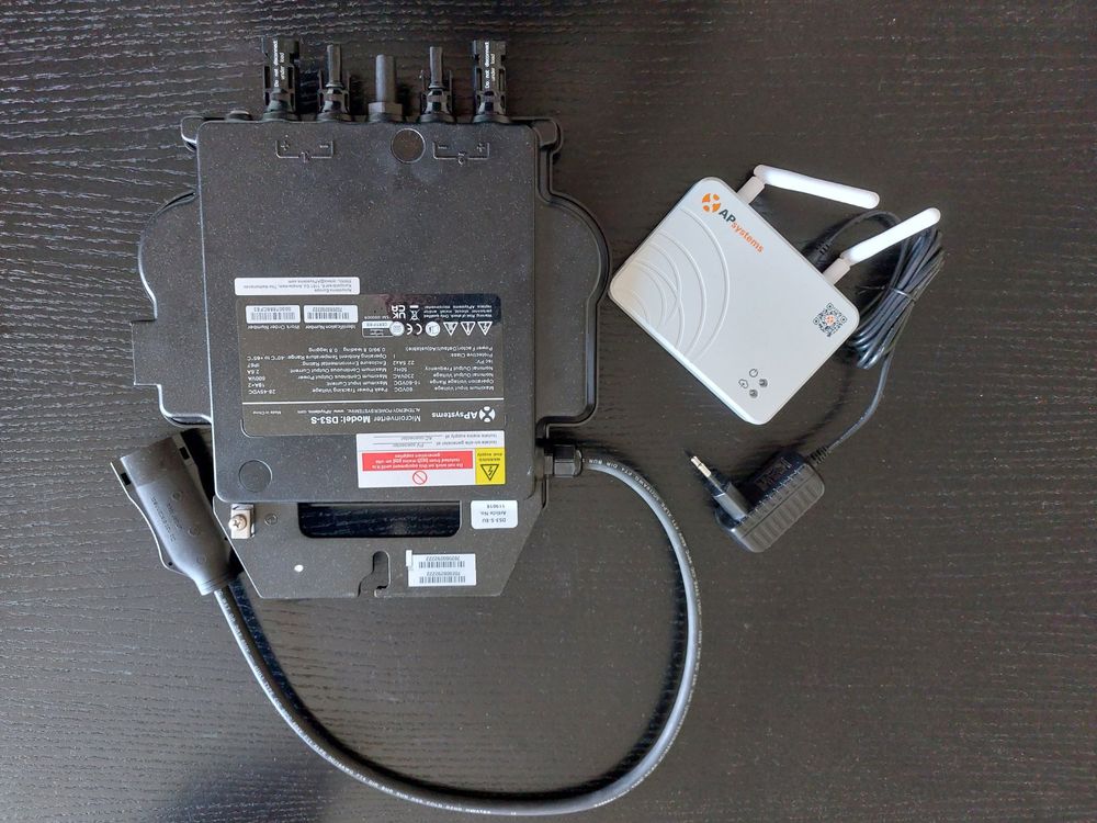 APSystems DS3-S, 600 W + ECU-B Microinverter Balkonkraftwerk (Neu ...