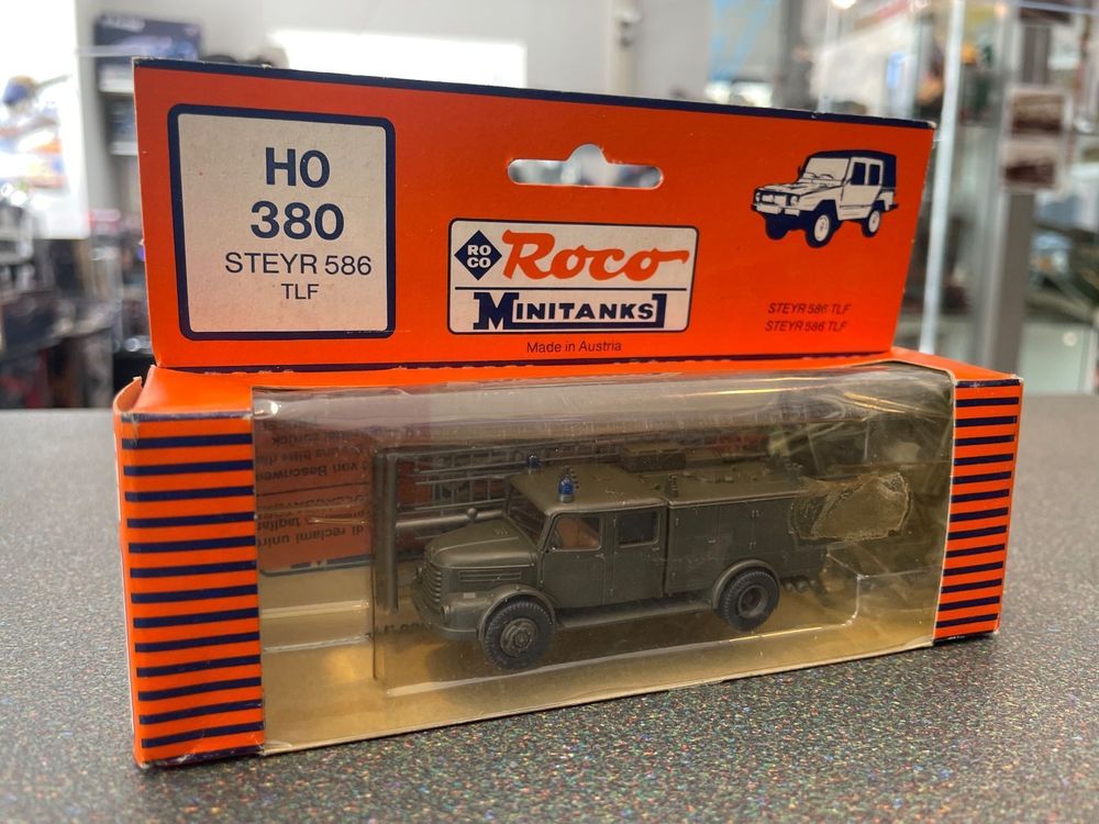 Roco H0 Minitanks 380 Steyr 586 TLF Militär | Kaufen auf Ricardo
