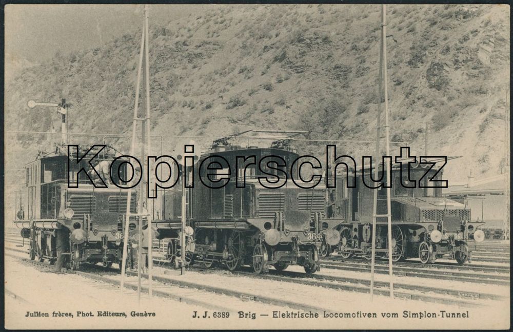 VS Brig - Bahnhof - Bahn - Simplon Lokomotive (Neu (gemäss Beschreibung)) in Schindellegi für ...