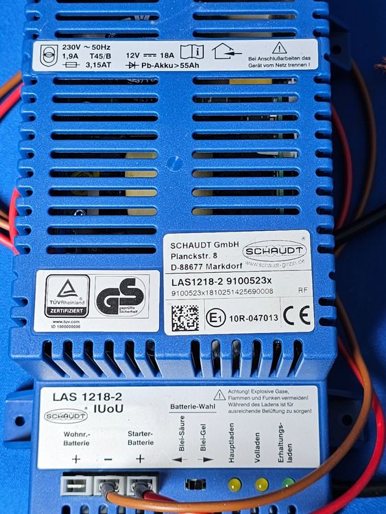 Schaudt LAS 1218-2 IUoU, Batterieladegerät (Gebraucht) in Hörhausen für CHF 2 – mit Lieferung ...