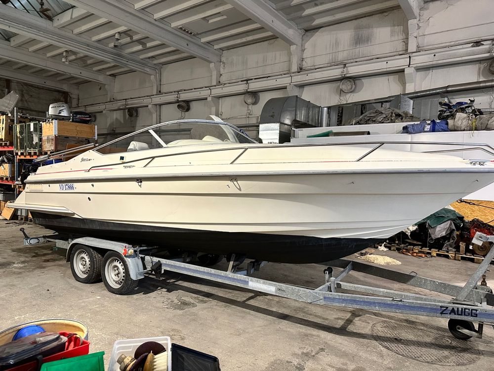 SCAND-SPORTBOOT-KABINENBOOT-HAFENPLATZ (Gebraucht) in St-Aubin FR für CHF 14900 – nur Abholung ...