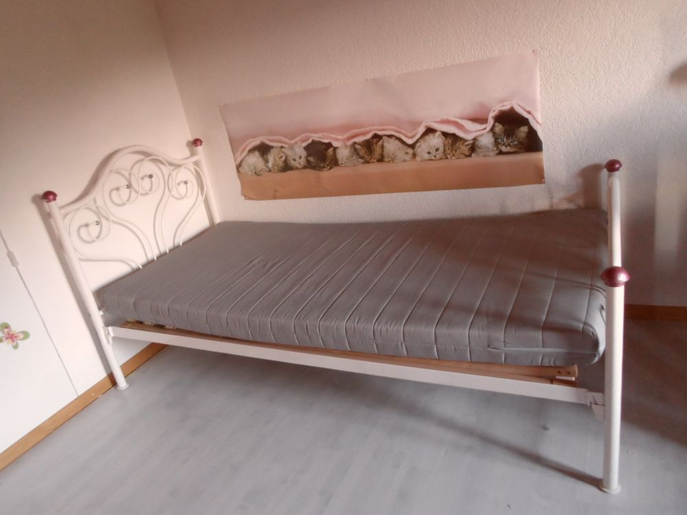 Metallbett Weiss Inkl Matratze Kaufen Auf Ricardo