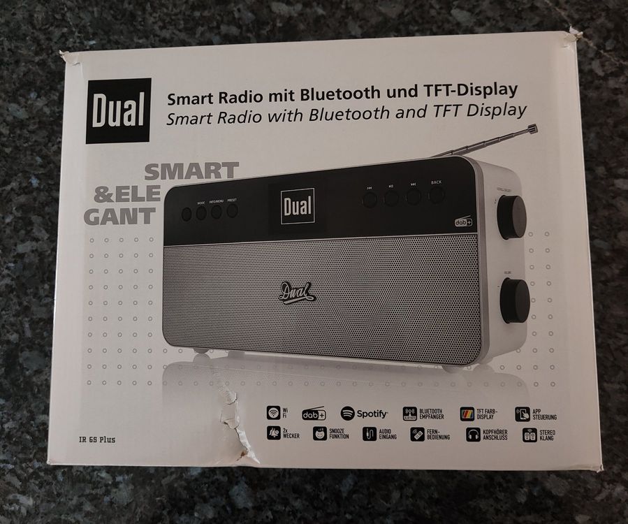 Dual smart Radio mit Bluetooth + TFT-Display!!! NEU!!! (Neu (gemäss ...