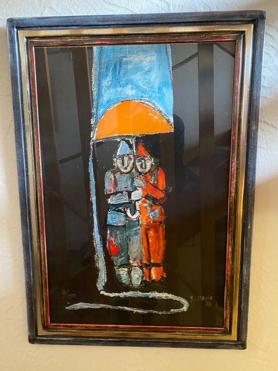 Regen - Original v. Rudolf Mirer Schweizer Maler | Kaufen auf Ricardo