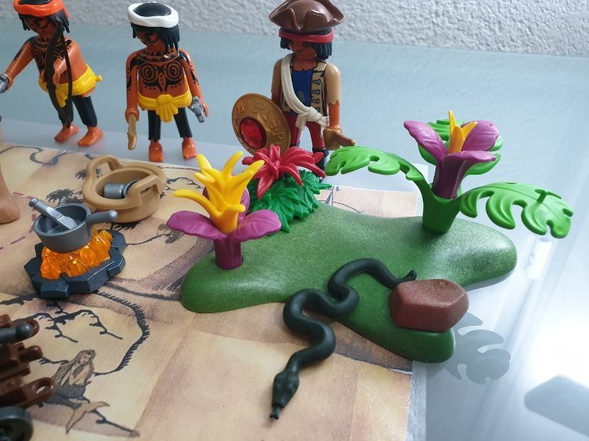 Playmobil - 5 Piraten, Kanone, Schatz, Orca, Waffen (Gebraucht) in ...