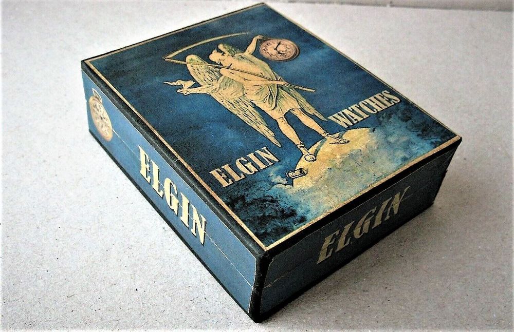 Elgin Taschenuhr Box Etui Uhrenbox Montre de Poche Gousset (Gebraucht ...