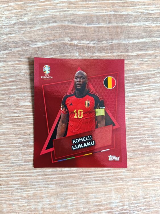 SP sticker Bel euro 2024 Topps ultra rare Romelu Lukaku | Kaufen auf ...
