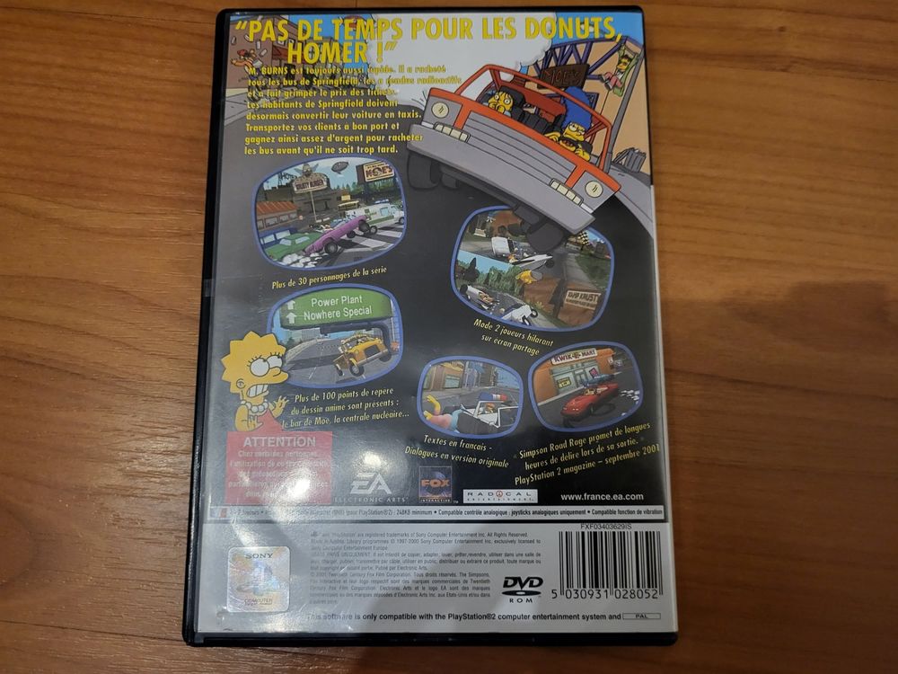 PS2 The Simpsons Road Rage (Gebraucht) in Brig für CHF 12 – mit ...
