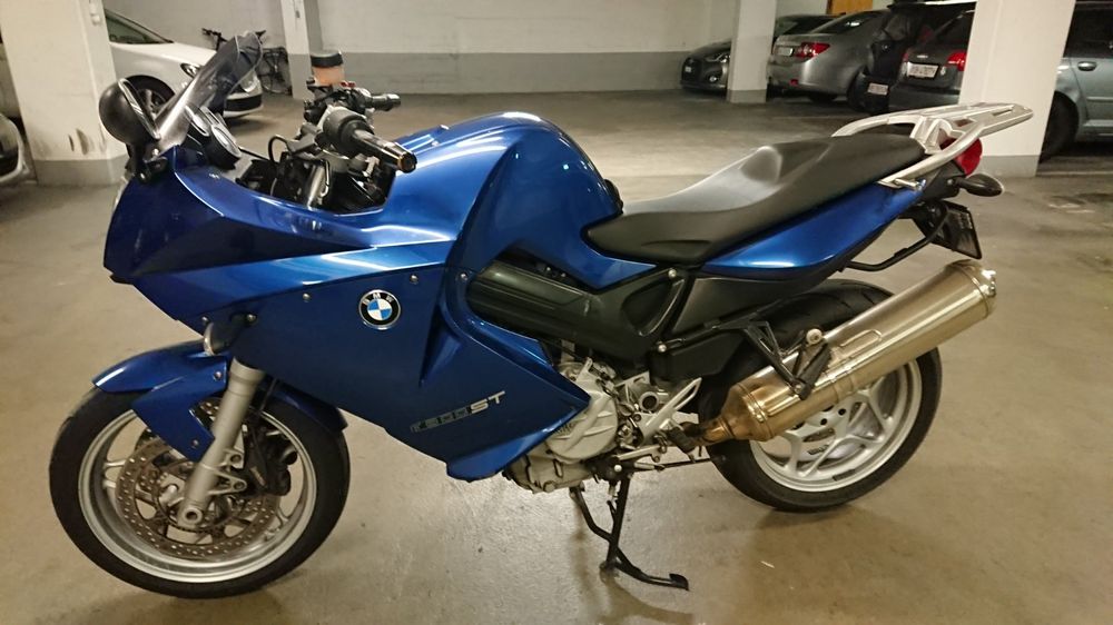 BMW F800ST, 58900km, Service und MFK 26.4.23, Kofferset (Gebraucht) in ...