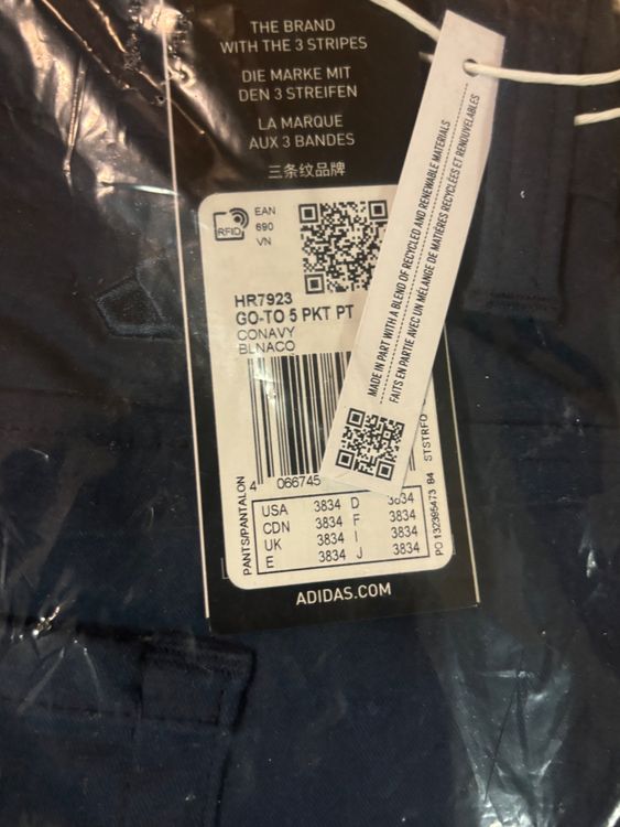 38/34_adidas golf_NEU_LP 80 sfr (Neu und originalverpackt) in ...