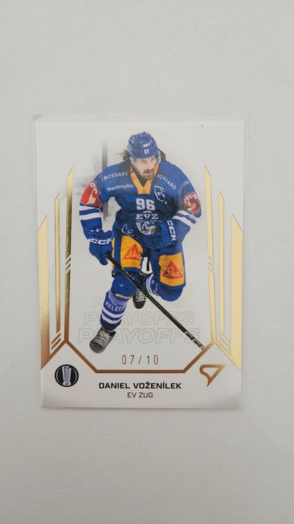 Daniel Vozenilek EV Zug Sprtzoo Playoff 2025 (Gebraucht) in Bellach für ...