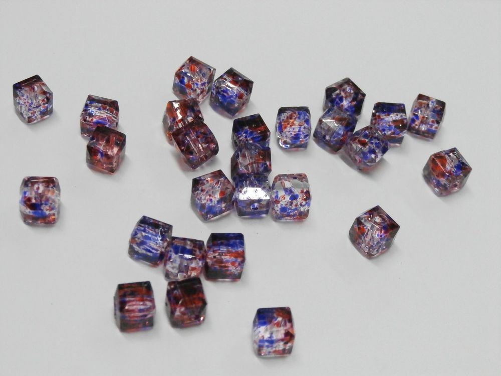 130 Glas Perlen facettiert (711) | Kaufen auf Ricardo