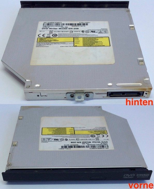 Samsung TSSTcorp CDDVDW SN-208BB/ASBFZ Super Multi DVD-Brenn (Gebraucht ...