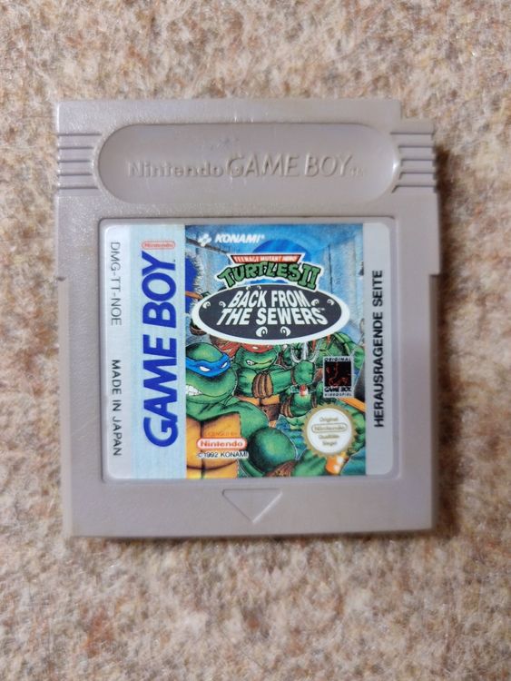 Nintendo Gameboy ** Ninja Turtles 2 ** - Guter Zustand (Gebraucht) in ...