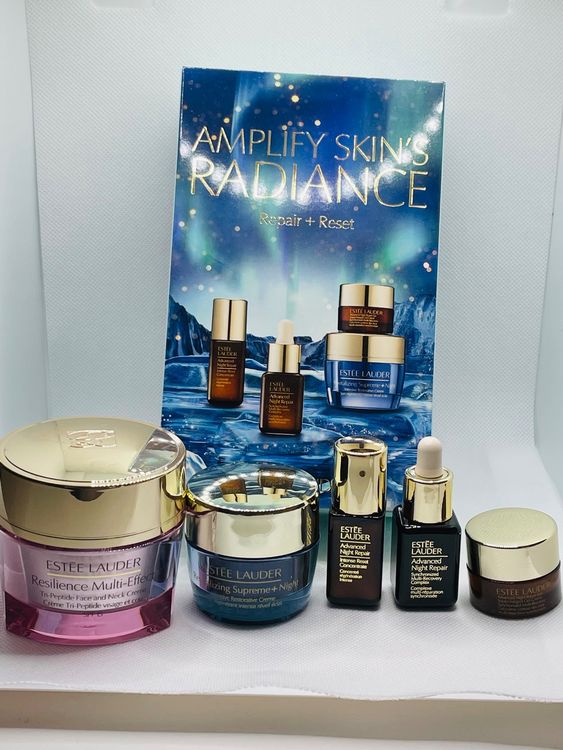 Estee Lauder Set Amplify Skin Radiance + Tagescreme 50ml NEU (Neu und ...