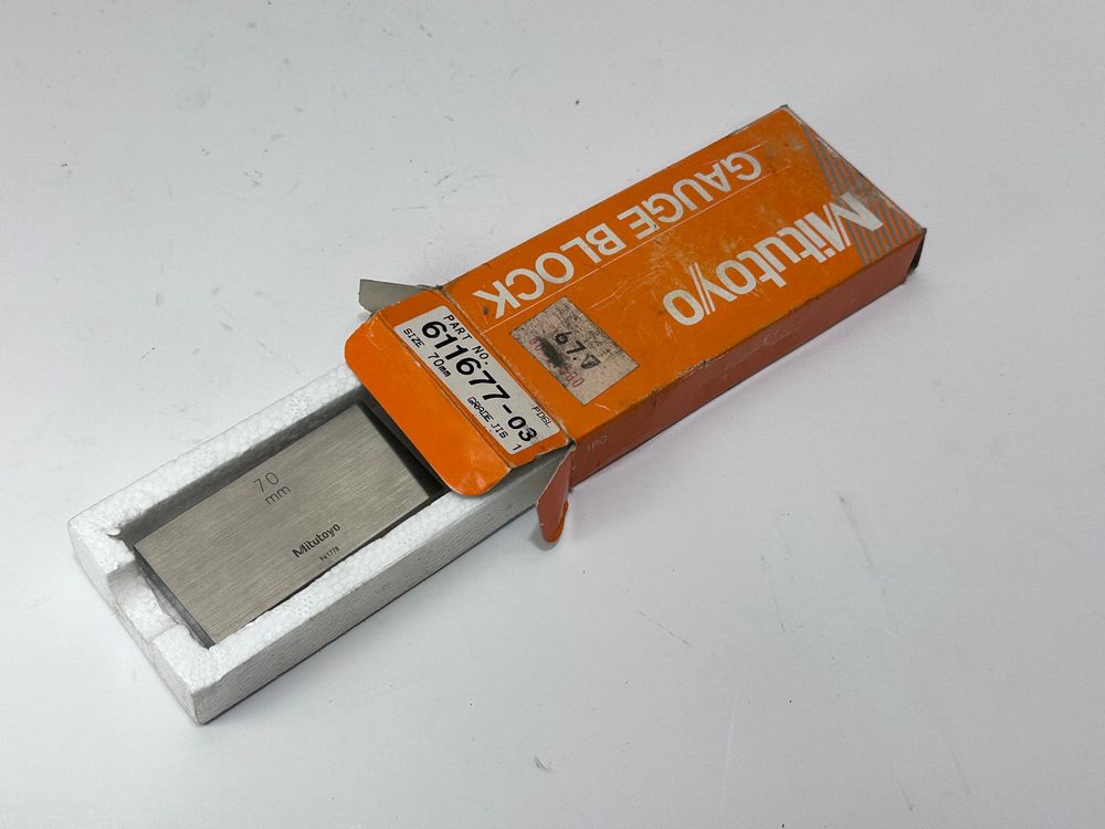 Parallelendmass Endmass 70mm Mitutoyo Gauge Block (Neu (gemäss ...