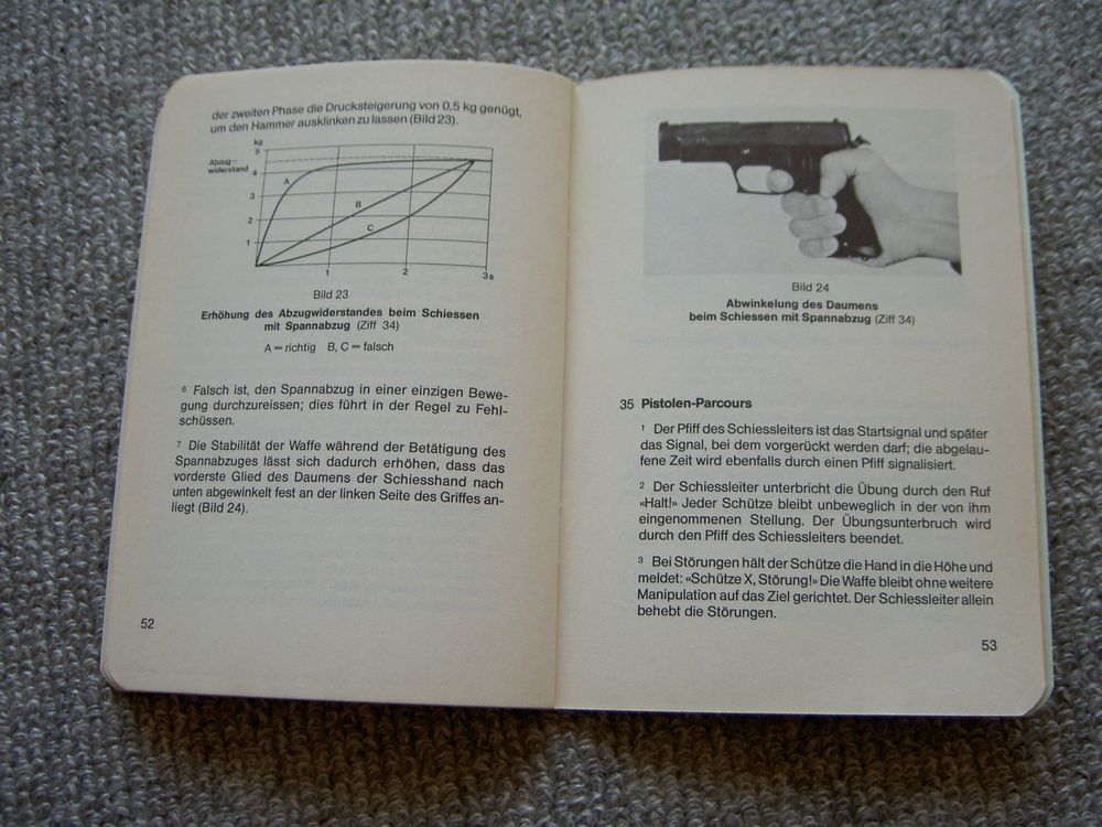"Die Pistolen" Reglement der Schweizer Armee (Gebraucht) in Schafisheim für CHF 15.5 – mit ...