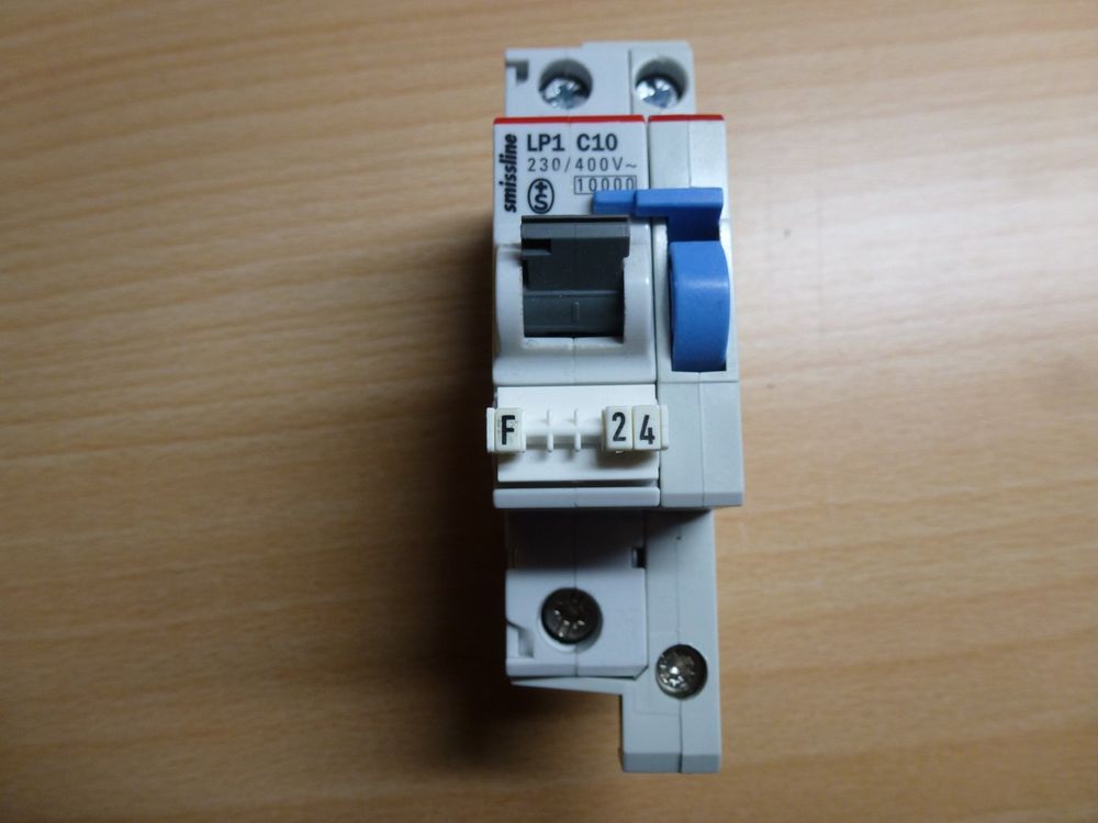LS 1pol. C10 + N-Trenner F24 ABB-Smissline (Gebraucht) in Hombrechtikon ...
