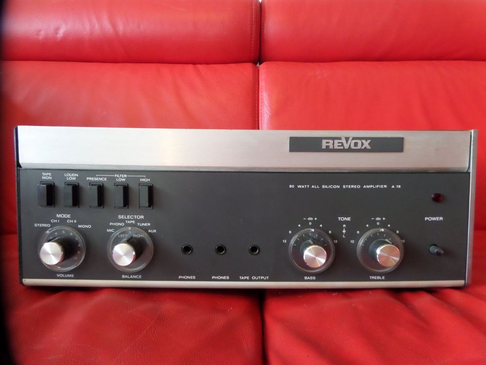 Revox A78 Verstärker Technisch Einwandfrei! (Gebraucht) in Hergiswil für CHF 125 – mit Lieferung ...