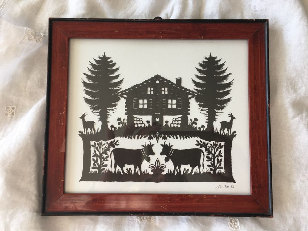 Scherenschnitt von Anita Buri (Neu (gemäss Beschreibung)) in Konolfingen für CHF 65 – mit ...