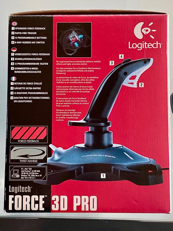 Logitech FORCE 3D PRO, Force Feedback Joystick | Kaufen auf Ricardo