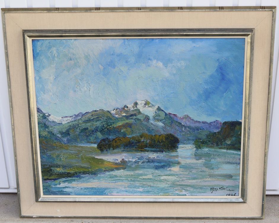 Edgard VITAL (1883-1970) Grosses Original Gemälde | Kaufen auf Ricardo