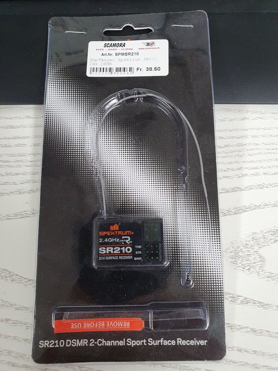 Spektrum Empfänger SR 210 Car DSMR (Neu und originalverpackt) in Elsau für CHF 28 – mit ...