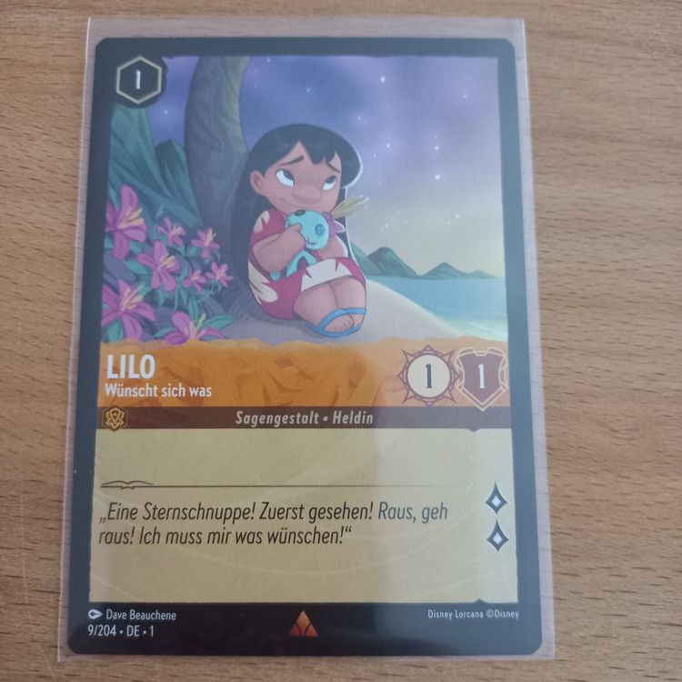 Lorcana - DE - LILO - RARE KARTE - 9/204 (Neu (gemäss Beschreibung)) in ...