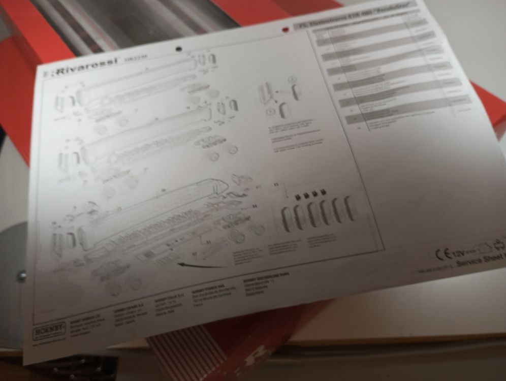 Rivarossi H0: Triebzug ETR 480 "Pendolino" FS (Neu und originalverpackt ...