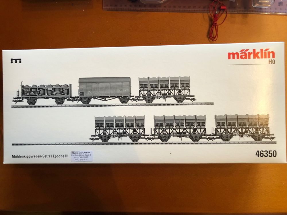 Märklin 46350 Muldenkippwagenset, Epoche III DB (Gebraucht) in ...