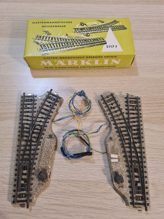 Märklin weichenpaar 5117 M H0 (2) (Gebraucht) in St-Aubin-Sauges für CHF 19 – mit Lieferung auf ...
