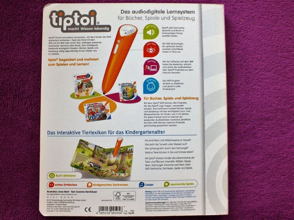 tiptoi Buch - Bilderlexikon Tiere | Kaufen auf Ricardo