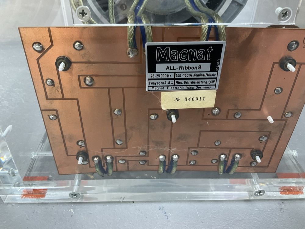 Magnat ALL-Ribbon8 Acryl Lautsprecher inkl. Ersatzmaterial (Gebraucht ...