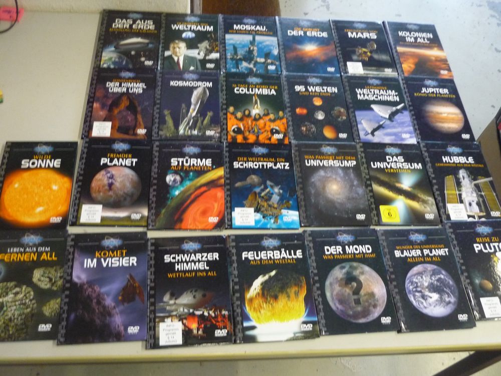 DVD Set 17 - 26x DVD Discovery Channel Space Weltraum Nasa (Gebraucht ...