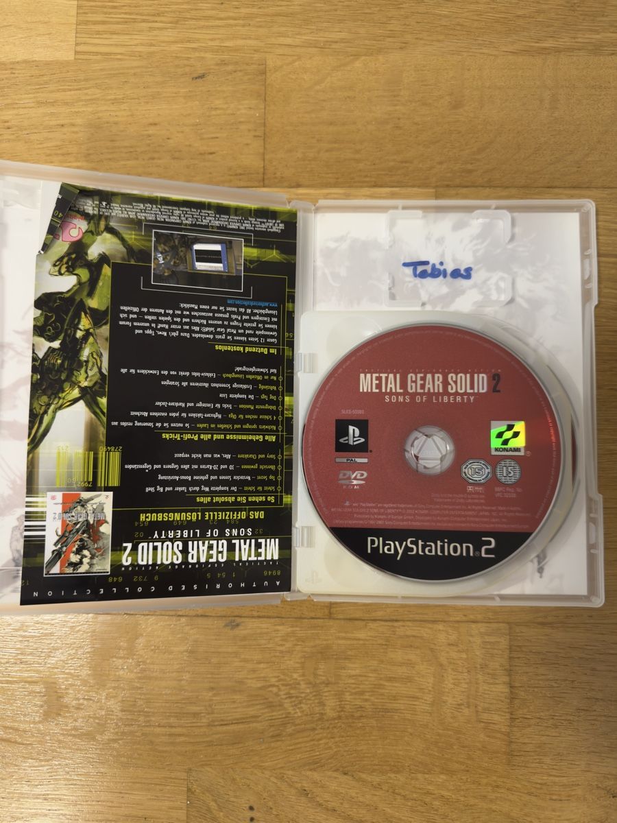 Metal Gear Solid 2 - Sons of Liberty - PS2 - Top Zustand! (Gebraucht ...