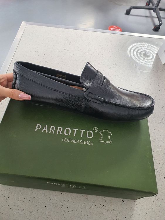 Parrotto Ledermokassins neu schwarz Grösse 46 (Neu und originalverpackt) in Dietikon für CHF 43 ...
