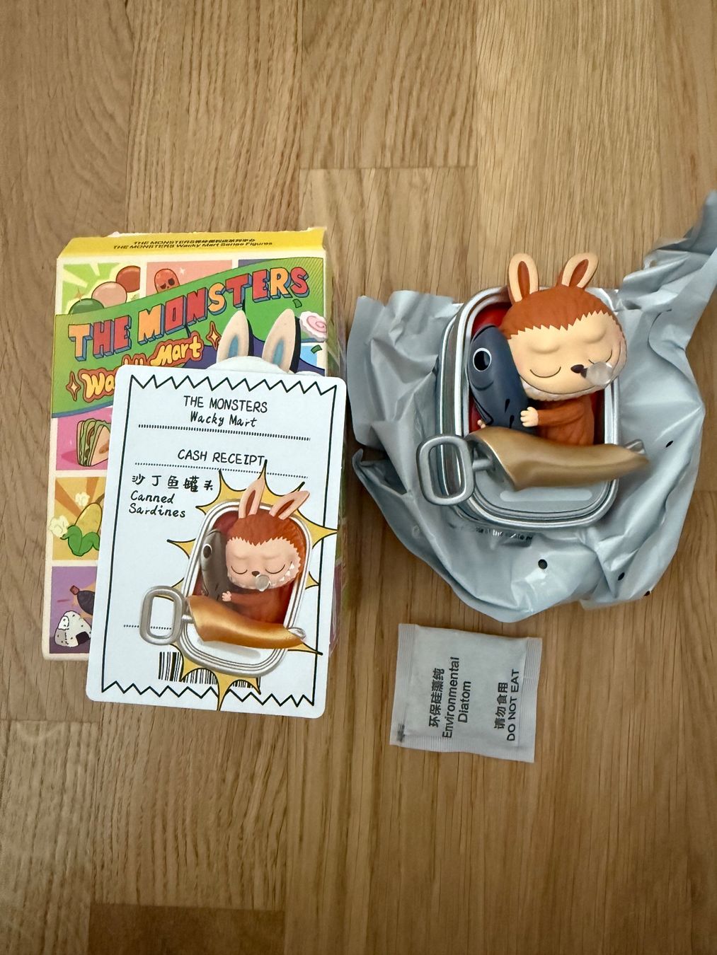 POP MART THE MONSTERS Wacky Mart Series CANNED SARDINES (Neu (gemäss ...