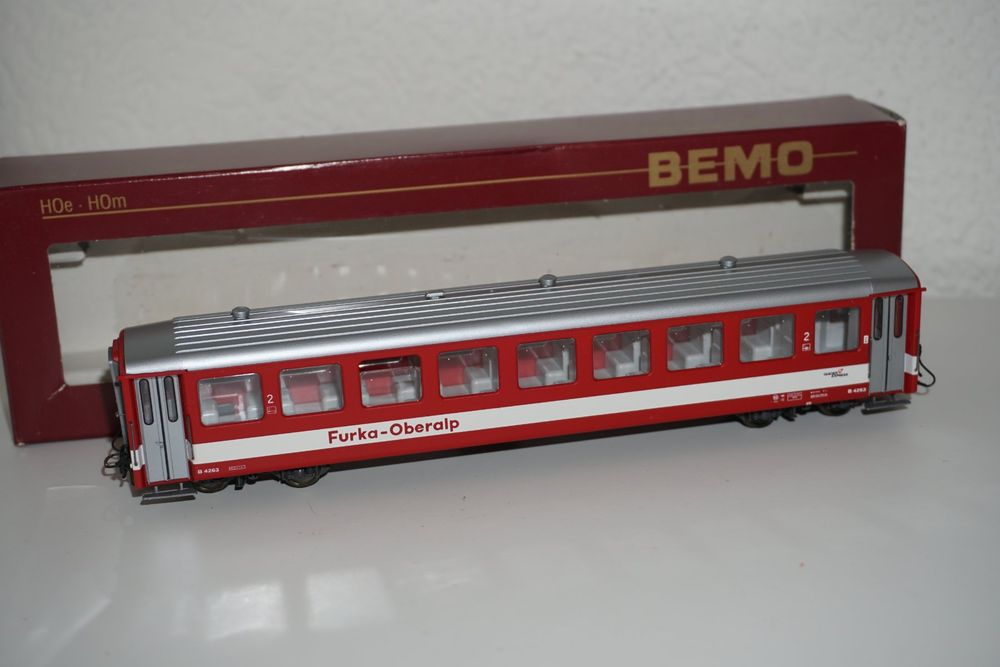 BEMO 3266 223 - FO B 4263 2.Klasse Glacier Express H0m (Gebraucht) in ...