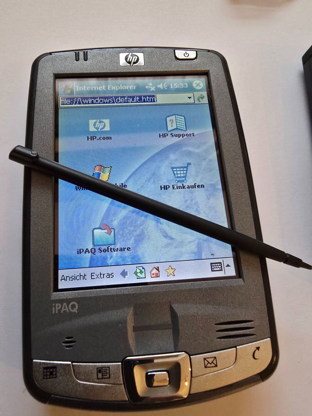 HP IPAQ2750 (2005) mit Foldable Keyboard und Craddle (Gebraucht) in ...