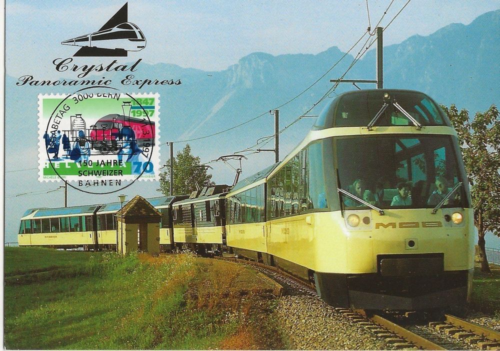 Montreux-Berner Oberland,Crystal Express, Maximumkarte (Gebraucht) in ...