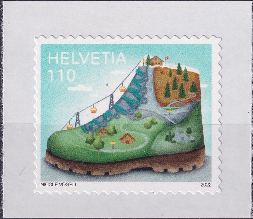 2022, Nr.1919 (Wandern) postfrisch **. (Gebraucht) in Sursee für CHF 4. ...