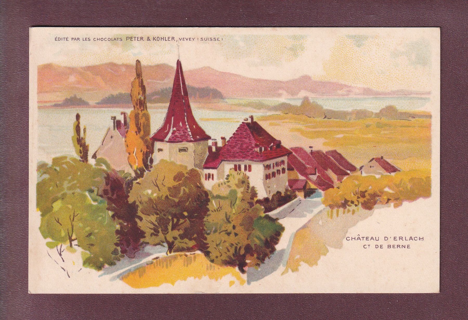 Château d'ERLACH - Chocolats Peter & Kohler (D'occasion) à Pully pour ...