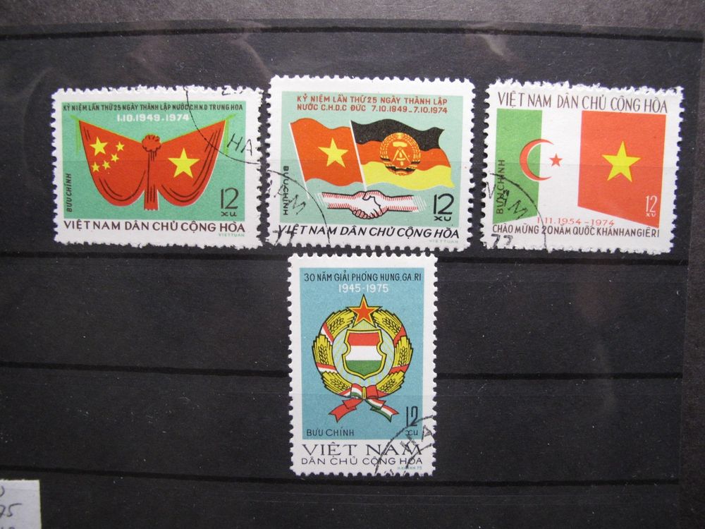 Vietnam 1975 China / DDR / Algerien / Ungarn gest. (Gebraucht) in Wil ...