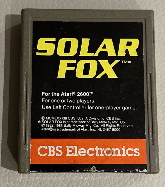 Solar Fox für Atari 2600 | Kaufen auf Ricardo