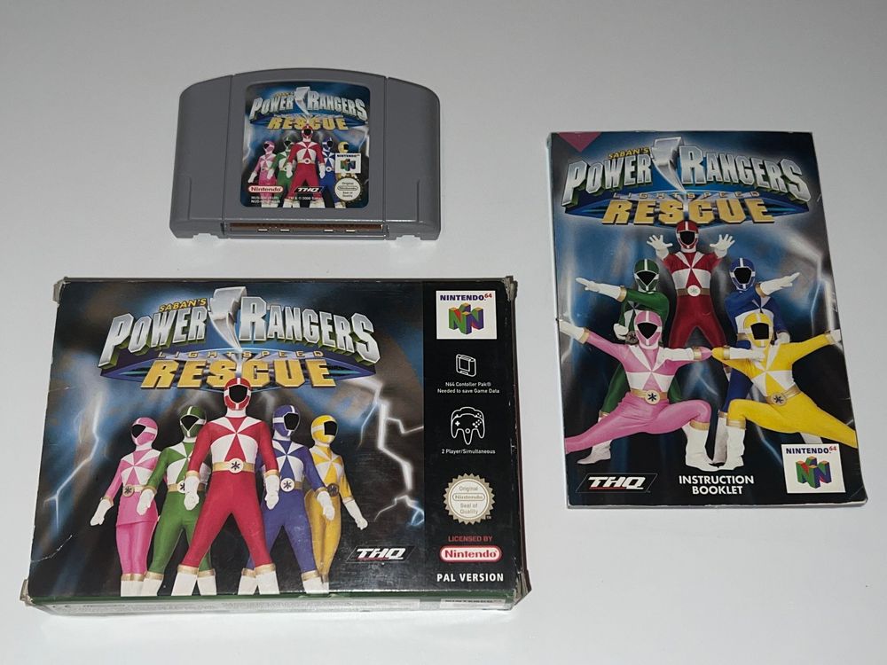 Nintendo 64 (N64) - Power Rangers: Lightspeed Rescue (OVP) (Gebraucht ...