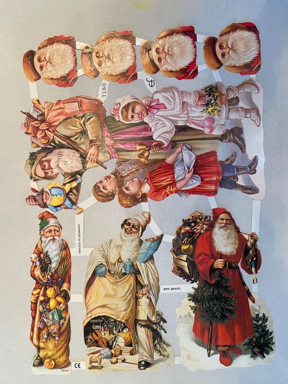 Oblaten Nostalgie Weihnachten Glanzbilder Nikolaus (Neu und originalverpackt) in Luzern für CHF ...