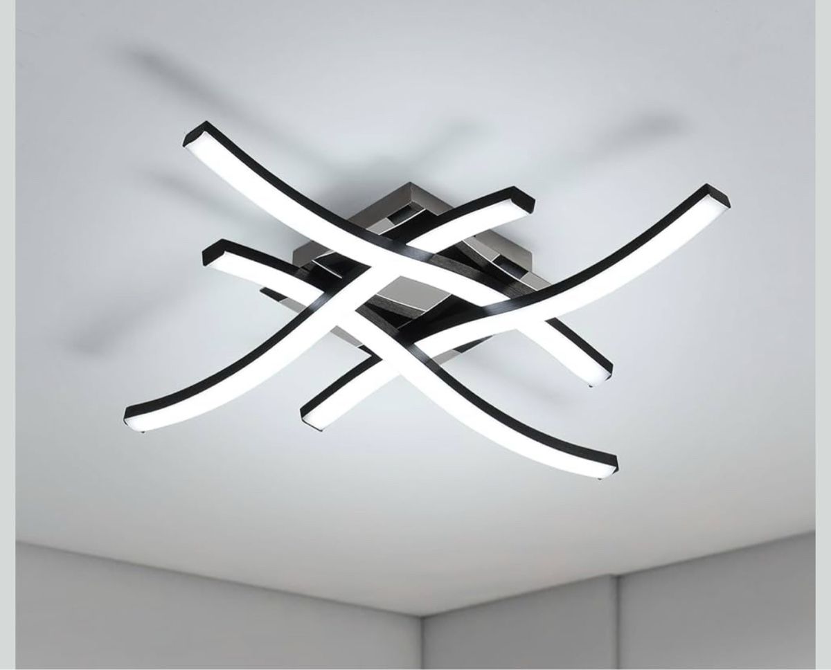 Plafonnier LED, 24W Lampe de Plafond LED Moderne, 6500K (Neuf avec ...