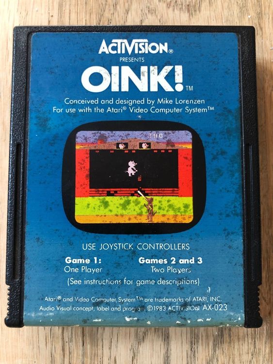 Oink! für Atari 2600 (Gebraucht) in Kestenholz für CHF 14 – mit ...