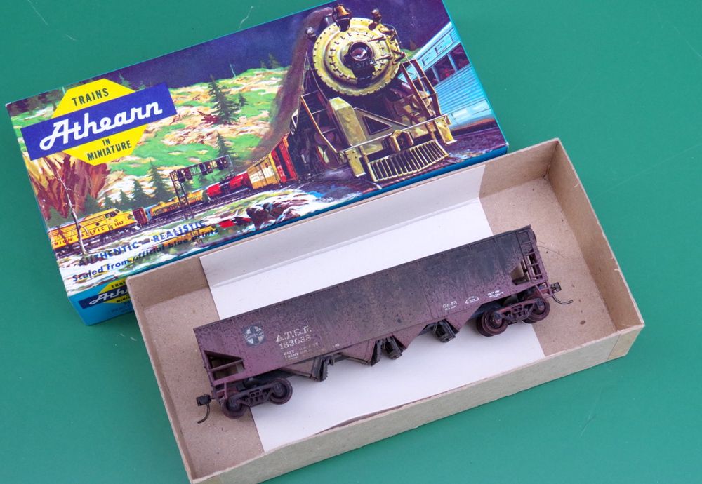 Athearn H0 Güterwagen Hopper 40" Santa Fe Railroad (USA) (Neu und ...